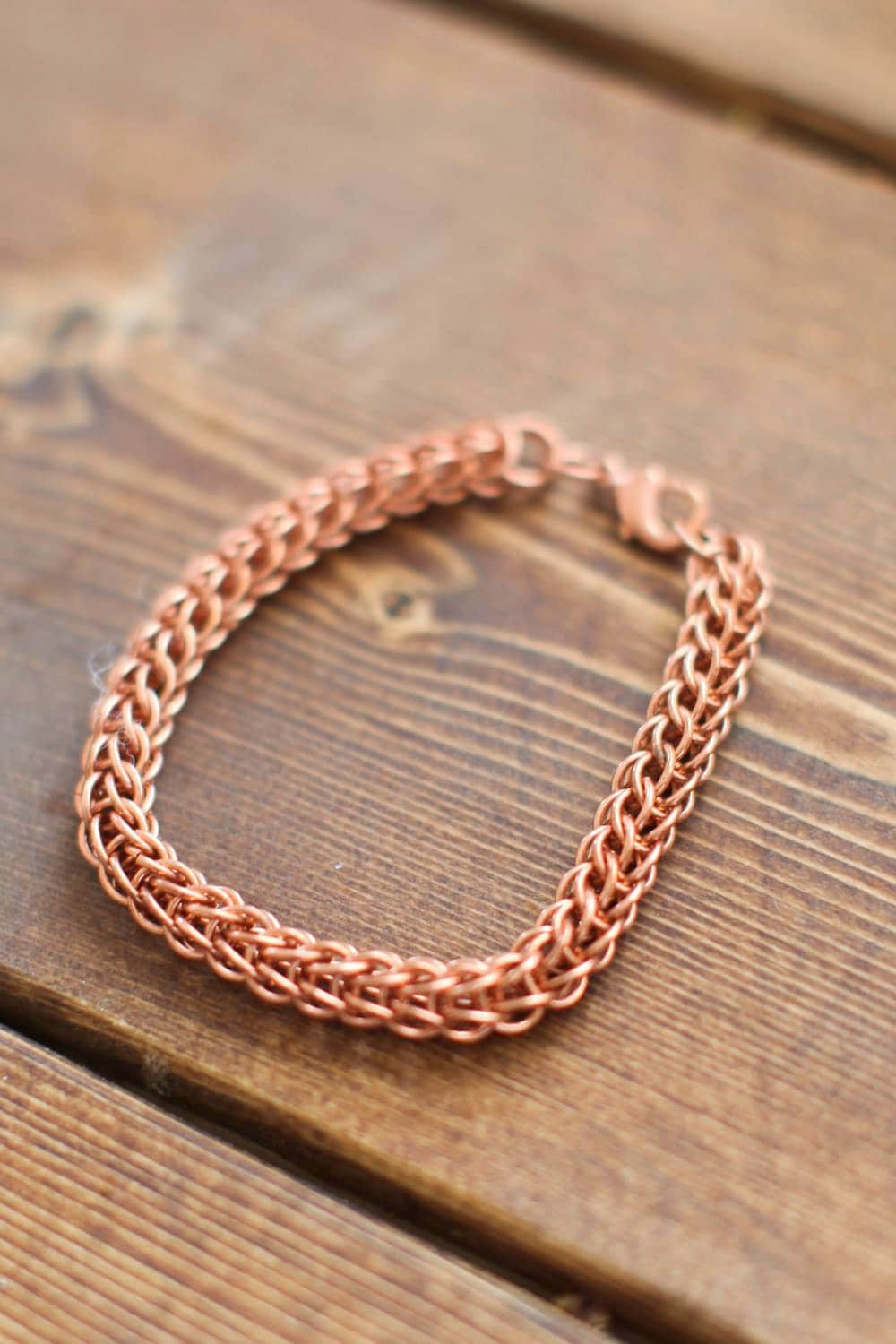 Copper Full Persian Chainmaille Bracelet - Etsy