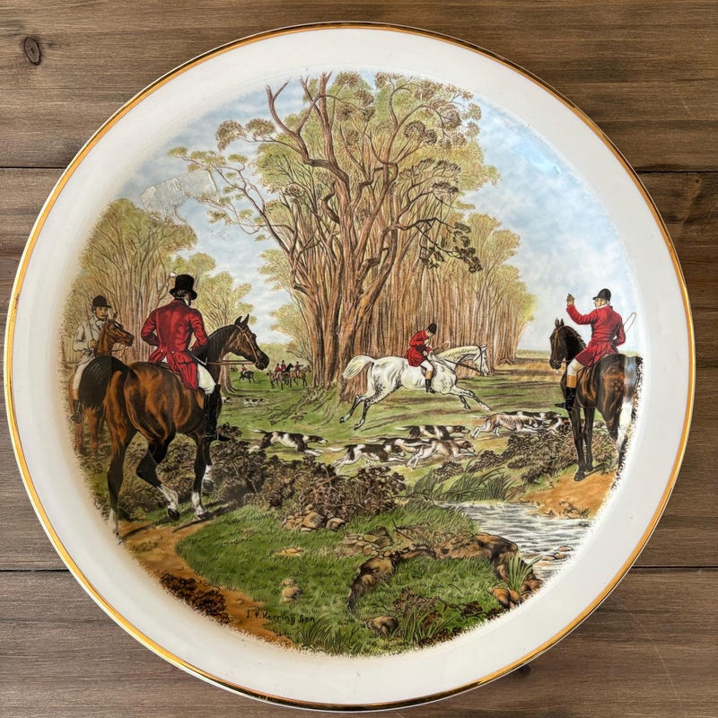 English Hunt Scene - Etsy