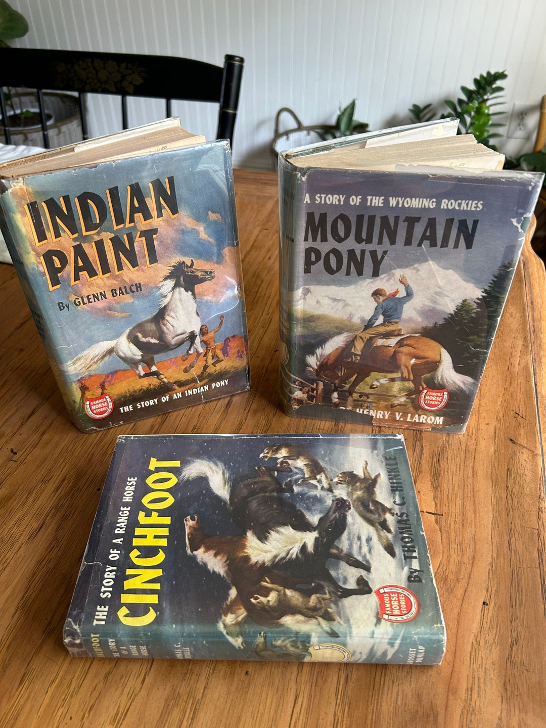 Vintage Hardcover Trio of Western Children’s Horse Books - Etsy
