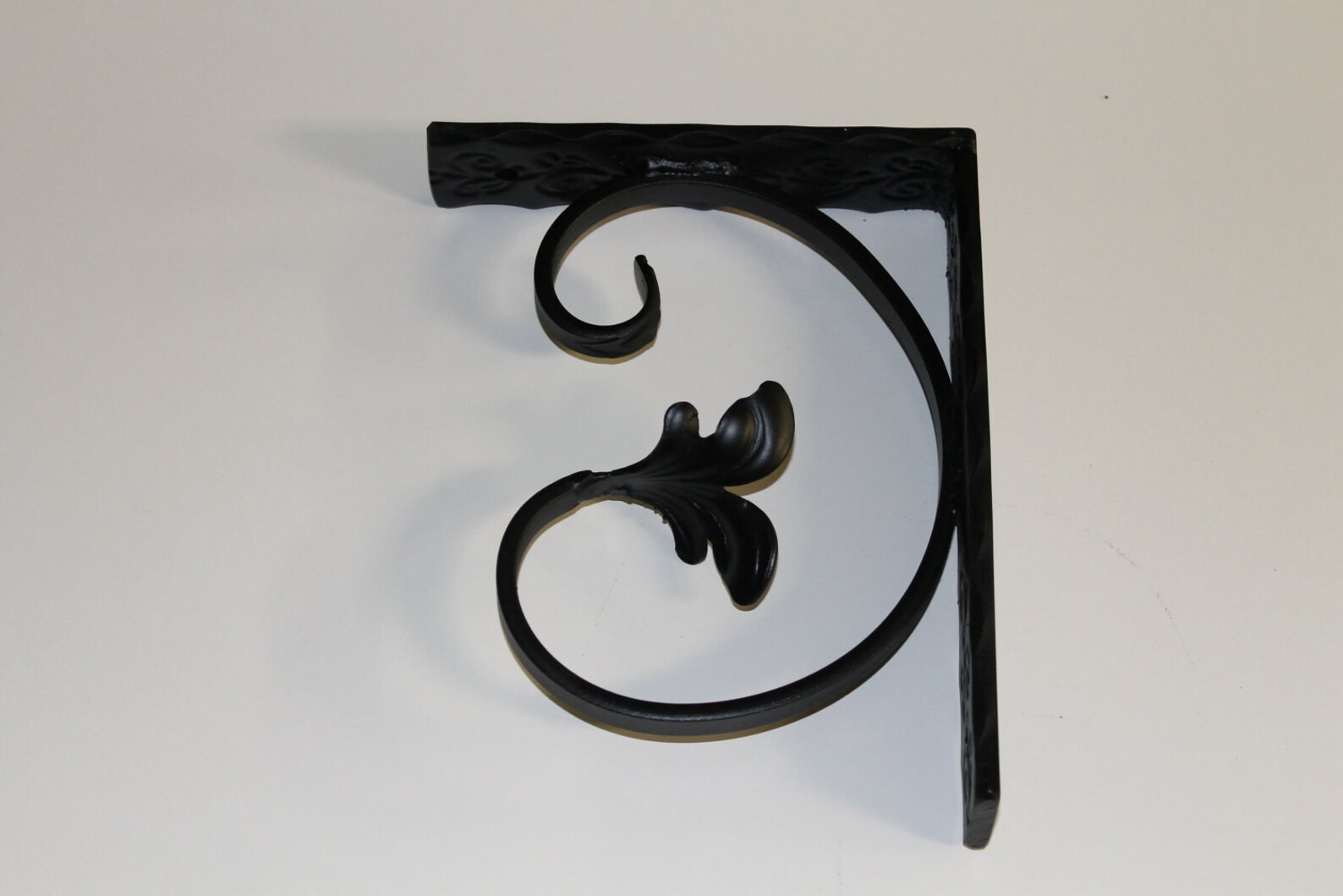 Wrought Iron Shelf Support Bracket - Etsy