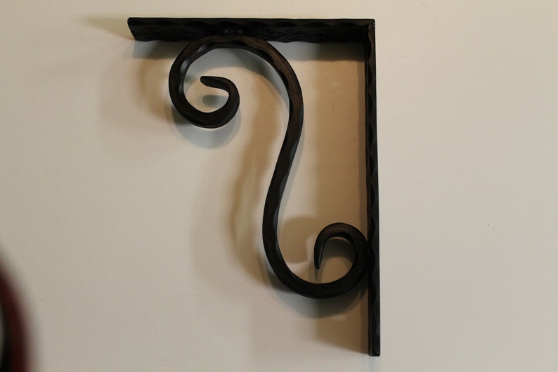 Decorative Wrought Iron Shelf Support - Etsy