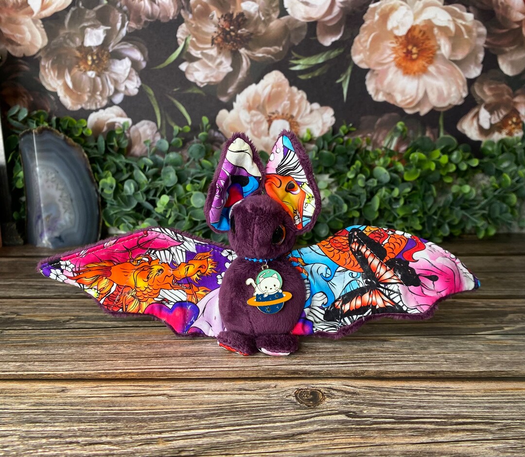 Handmade Bat Plush Stuffed Animal Super Soft Minky and Cotton - Etsy