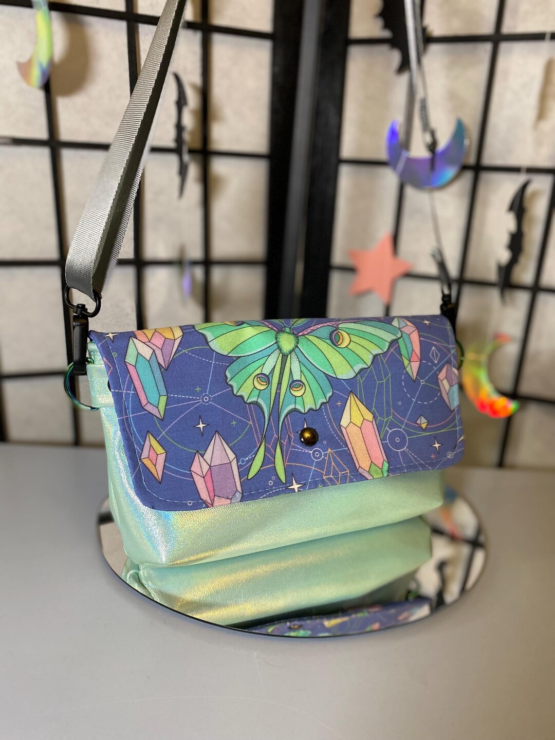 Moth Clutch Crossbody, Moth Gifts, Crystal Gifts, Crossbody Bag ...