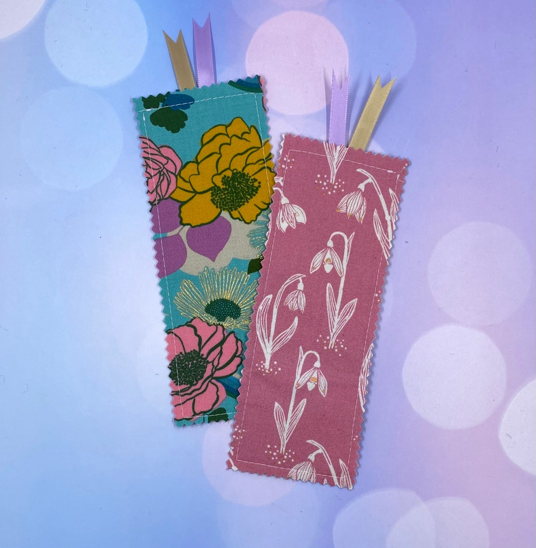 Unique Bookmarks, Sewn Bookmarks, Fabric Bookmarks, Book Lover Gifts ...