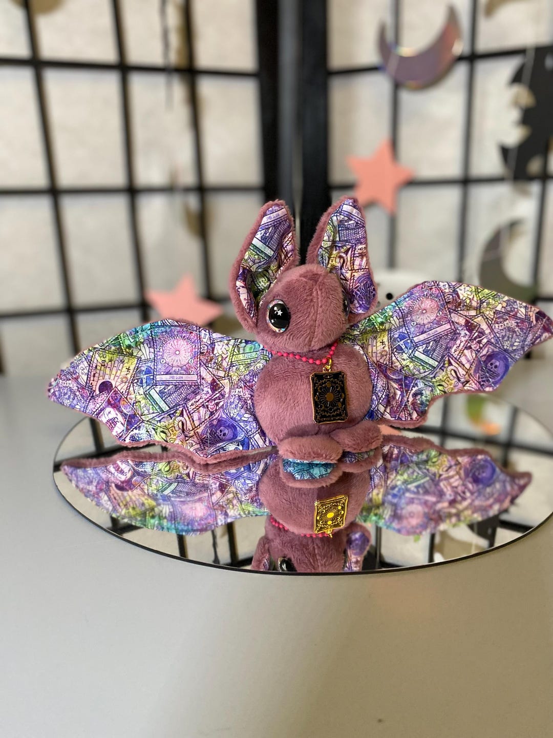 Tarot Bat Plush, Handmade Plushies, Bat Stuffed Animal, for Wife, for ...