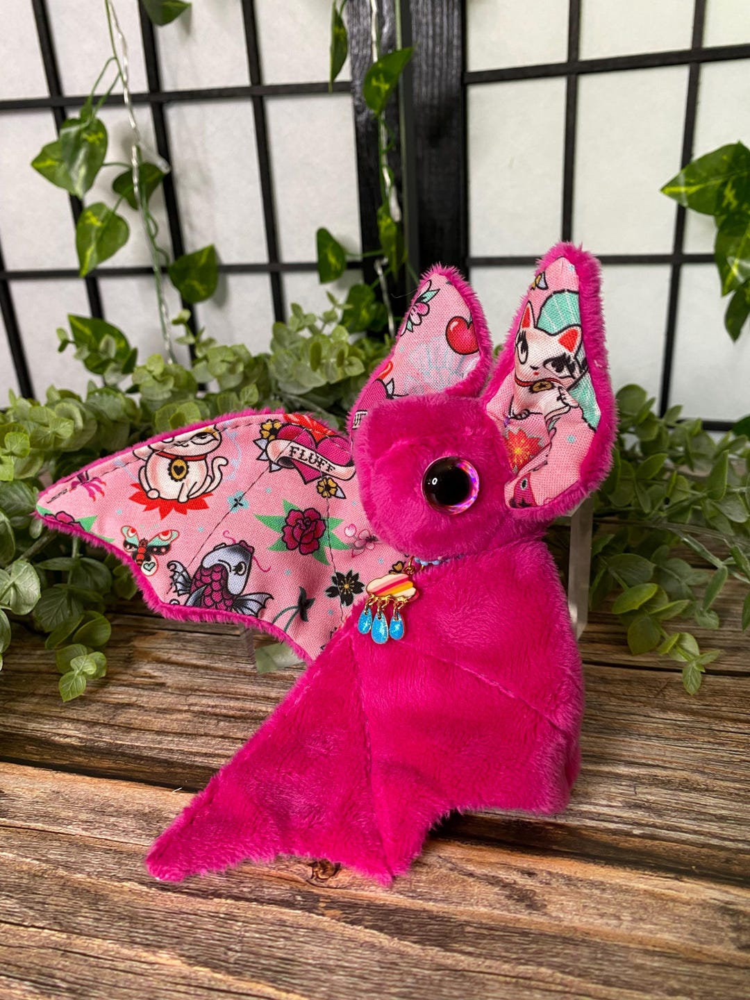 Bat Plushie, Sky Puppies, Moonbeams Sewing, Bat Gifts, Witchy ...