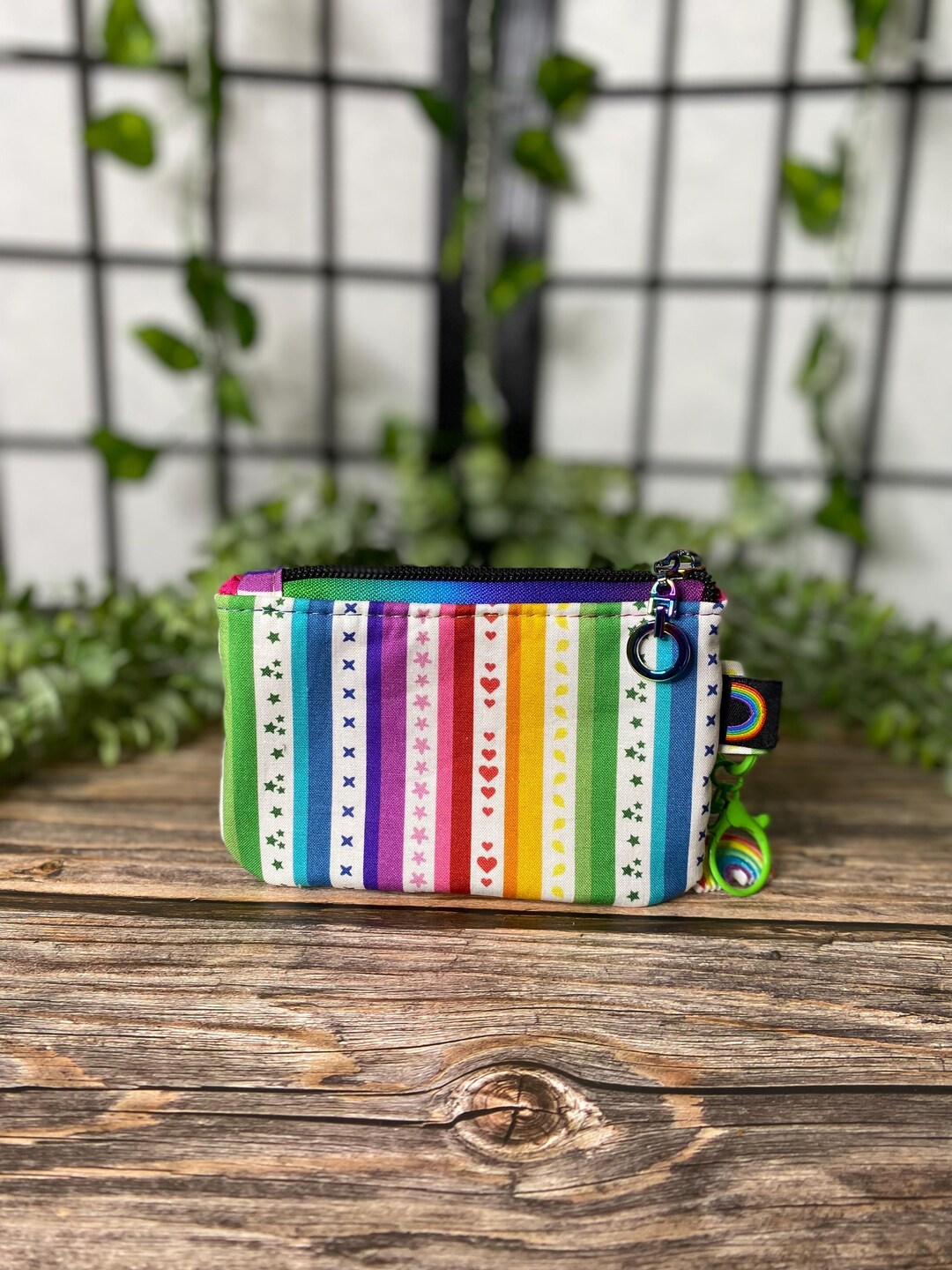 Coin Pouch, Change Purse With Zipper, Small Keychain Bag, Moonbeams ...