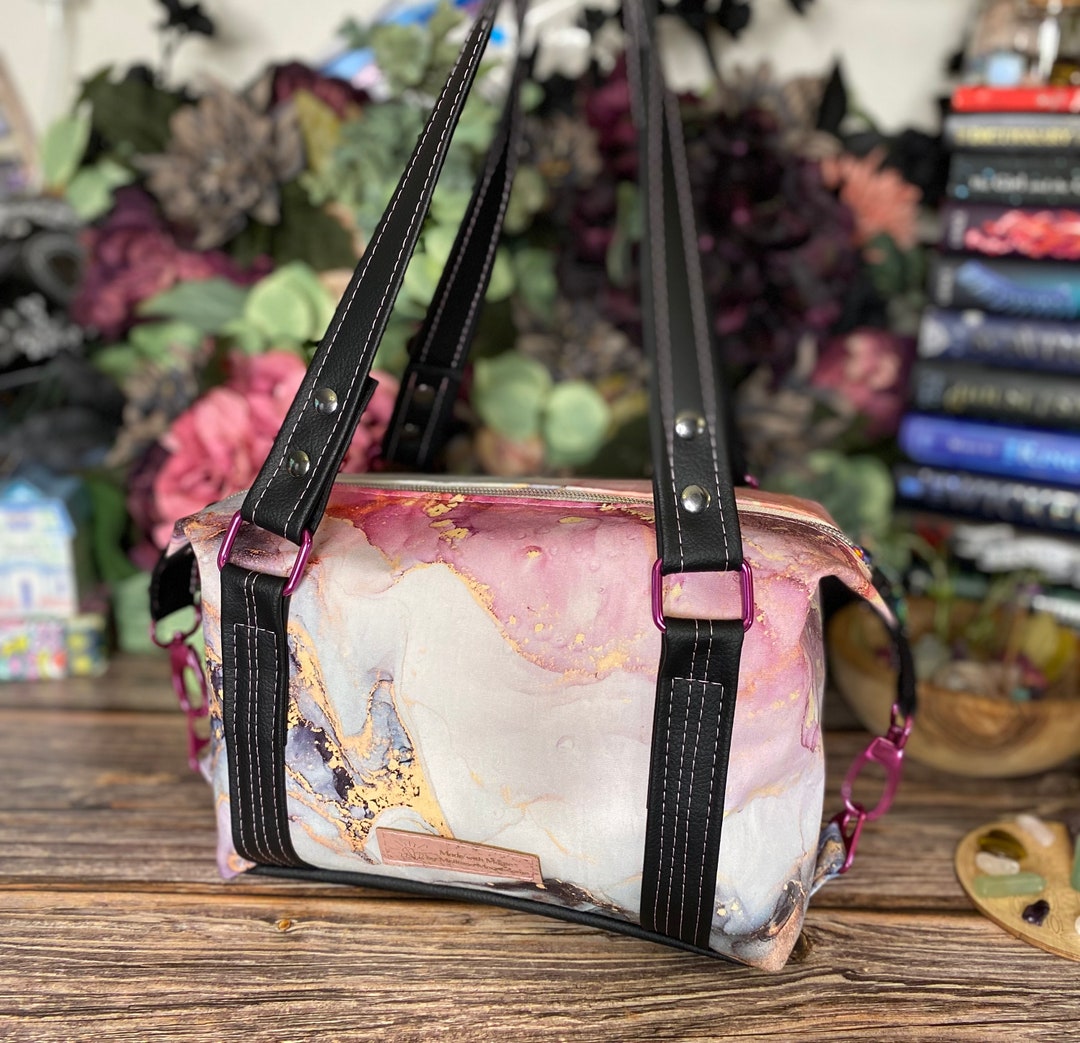 Pink Whimsigoth Purse, Boxy Bag, Handmade Purses and Bags, Brooklyn ...