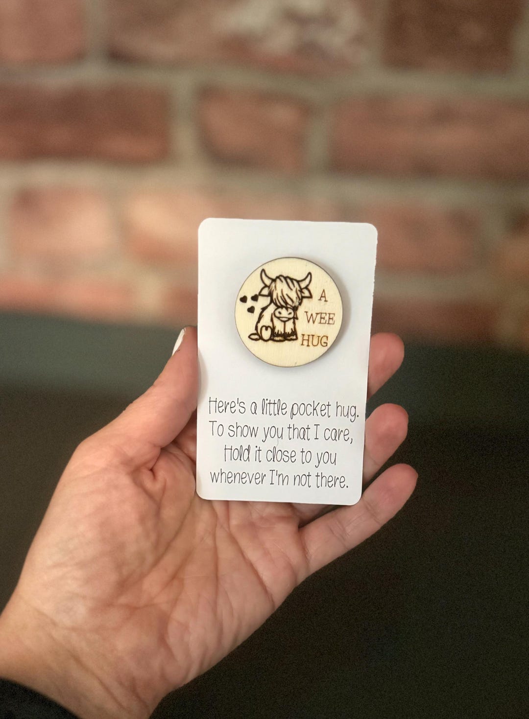 Highland Cow Gift | Good Luck in Your Exams Gift | Highland Cow Token ...