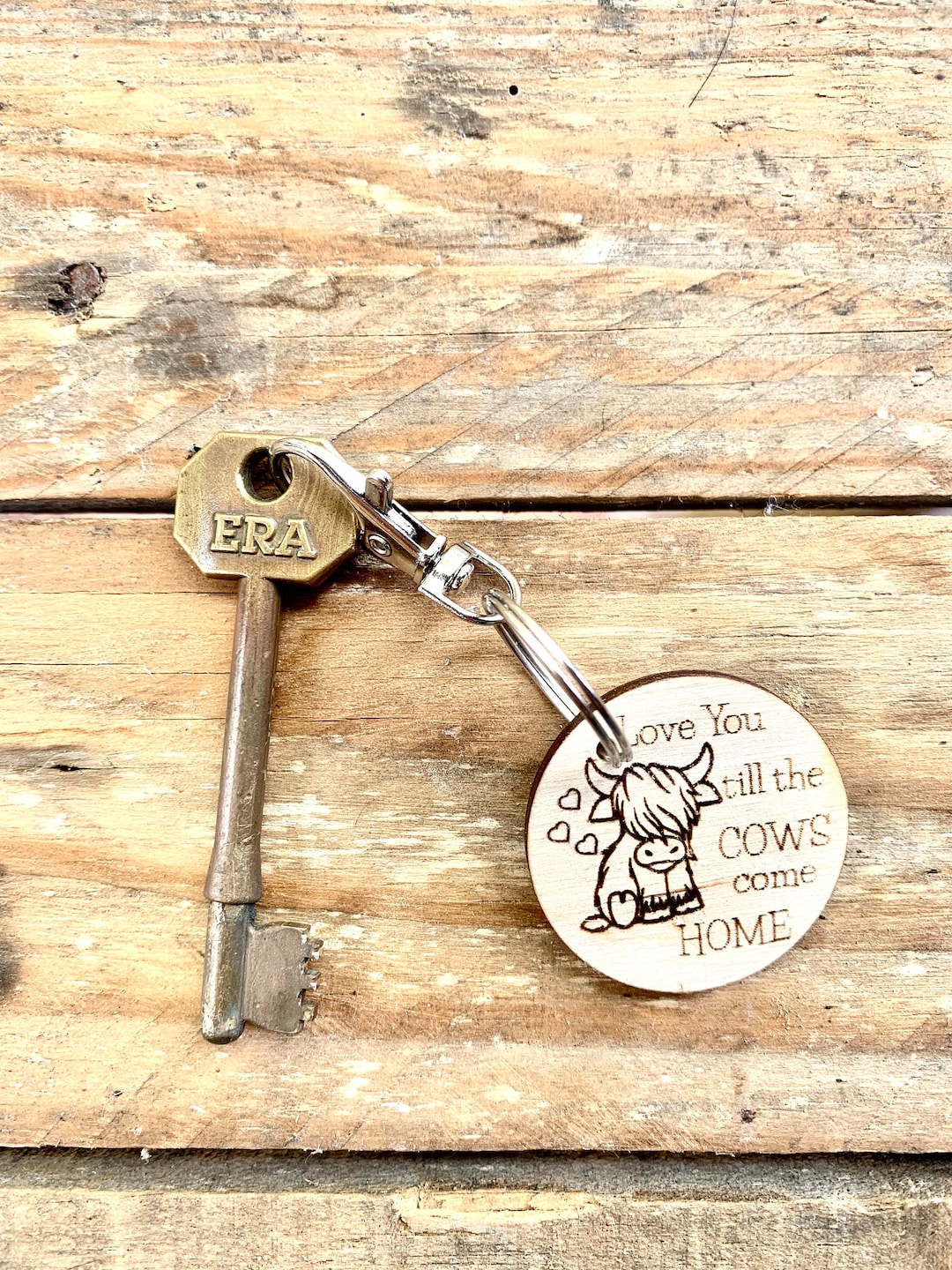 Highland Cow Gift, Highland Cow Pocket Hug, Love You Till the Cows Come ...