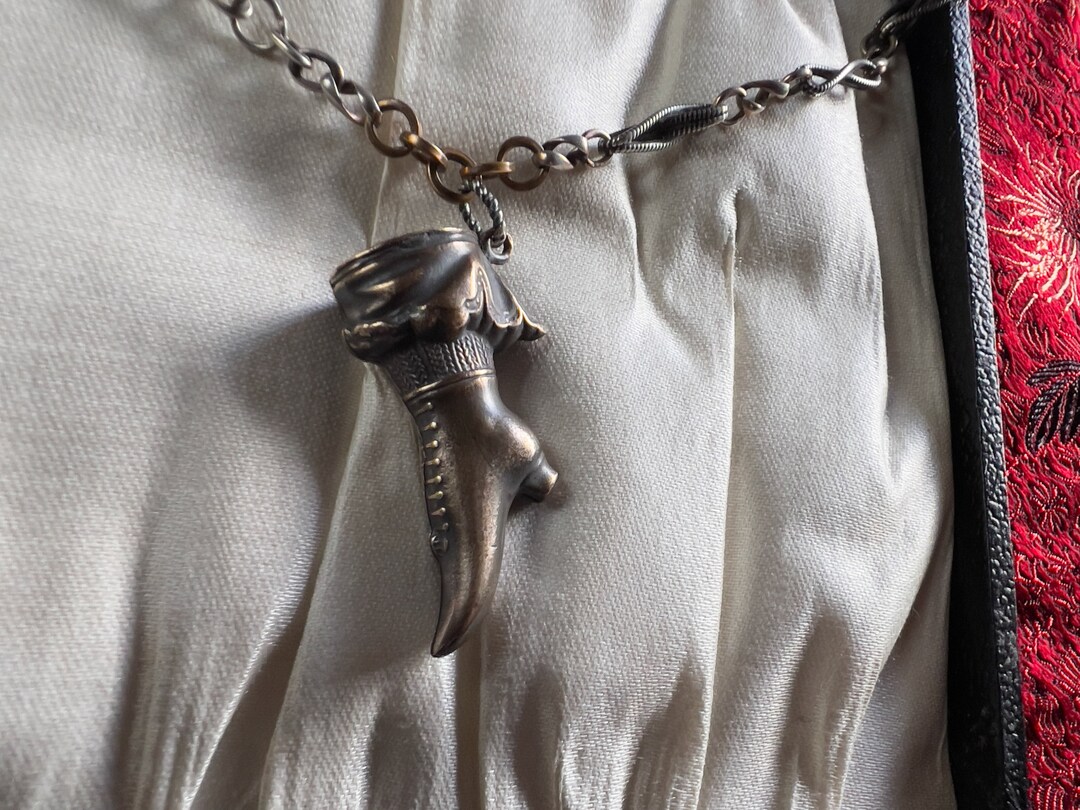 Antique Victorian Boot Pipe Tamper Pendant - Etsy