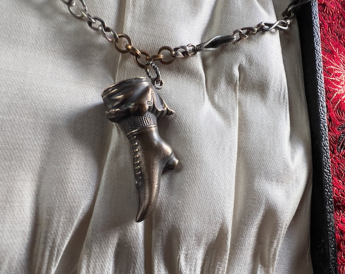 Antique Victorian Boot Pipe Tamper Pendant - Etsy