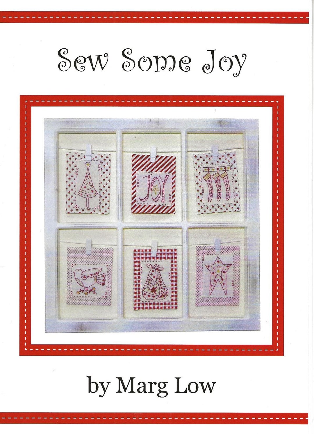 Marg Low Hand Embroidery Pattern Sew Some Joy - Etsy