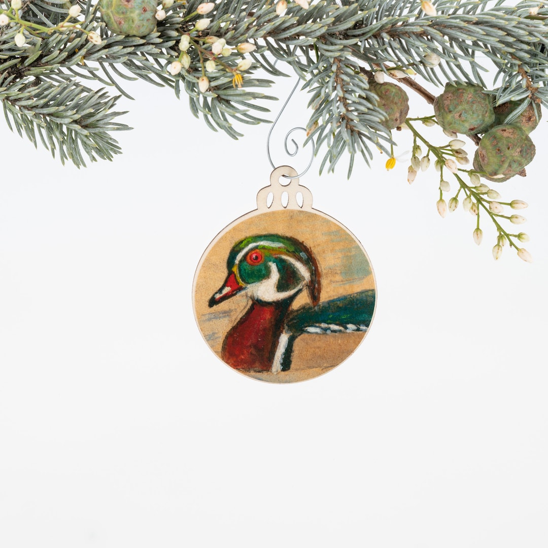 Wood Duck Ornament Christmas Ornament Bird Ornament - Etsy