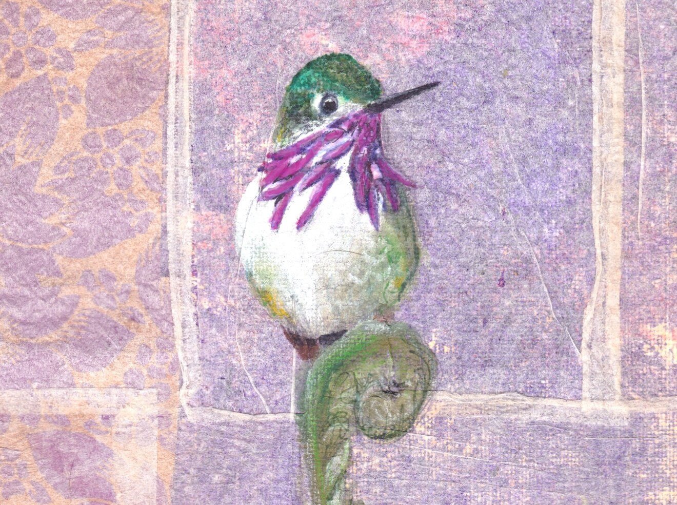 Calliope Hummingbird Art Bird Art Print Hummingbird - Etsy