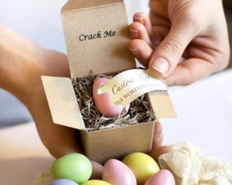Message in an Egg. Pregnancy Announcement. Gender Reveal Egg. Custom ...