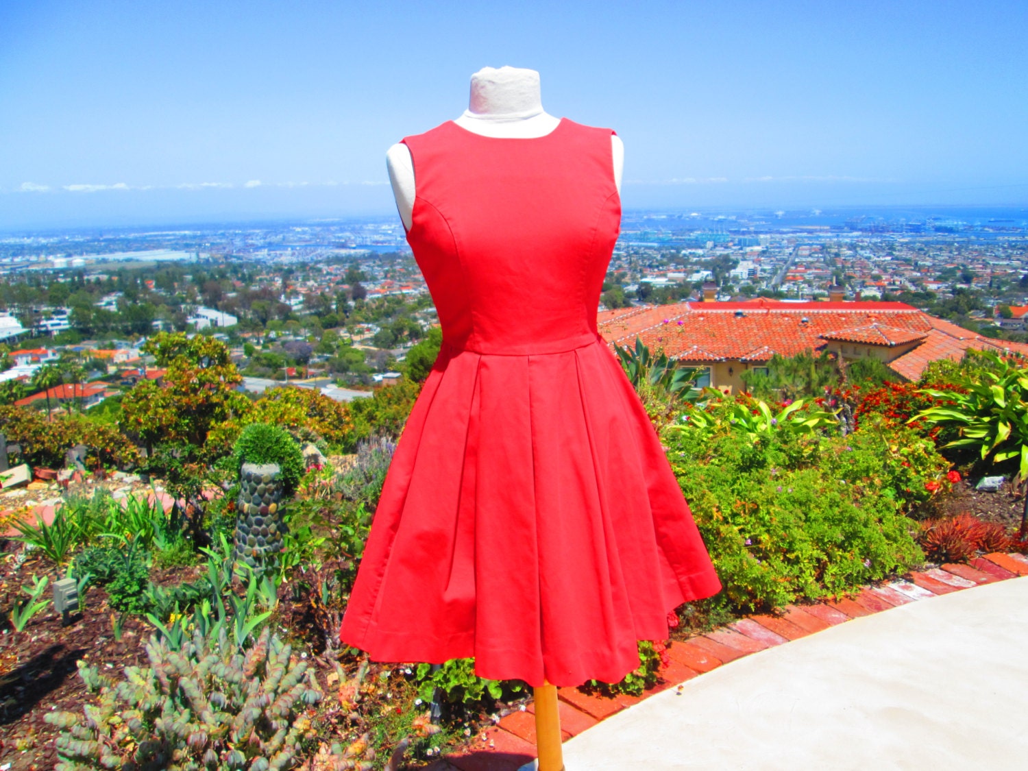 Darling Vintage 1990's brillante vestido de fiesta sin mangas vestido ...