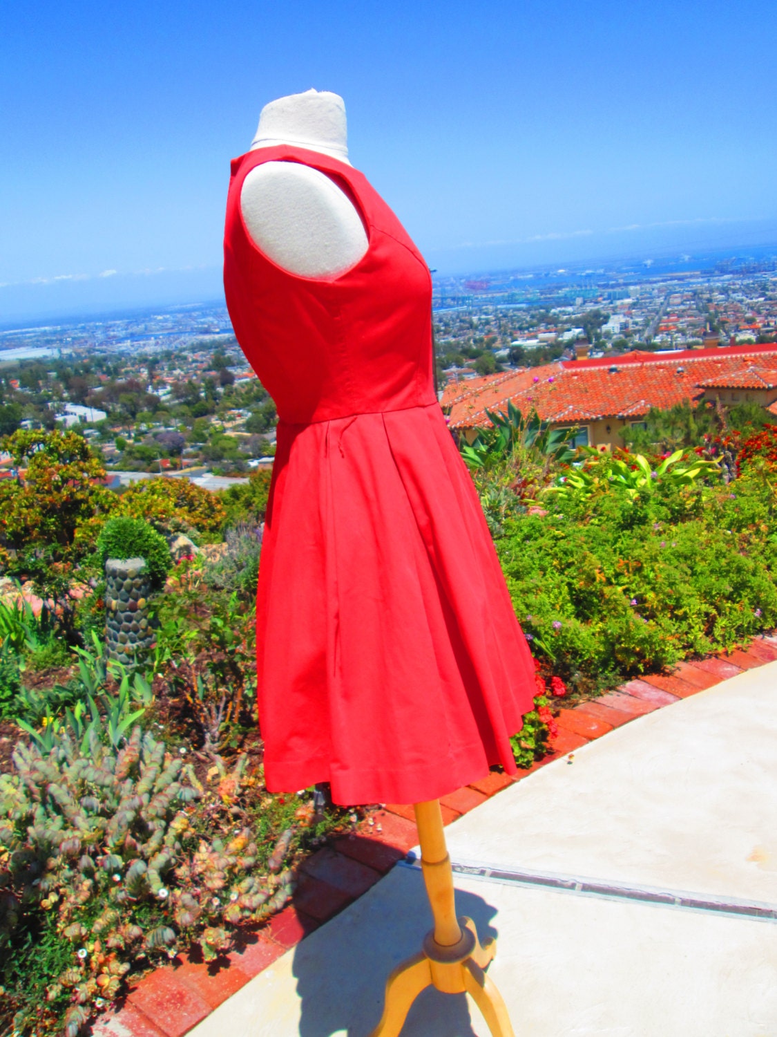 Darling Vintage 1990's brillante vestido de fiesta sin mangas vestido ...
