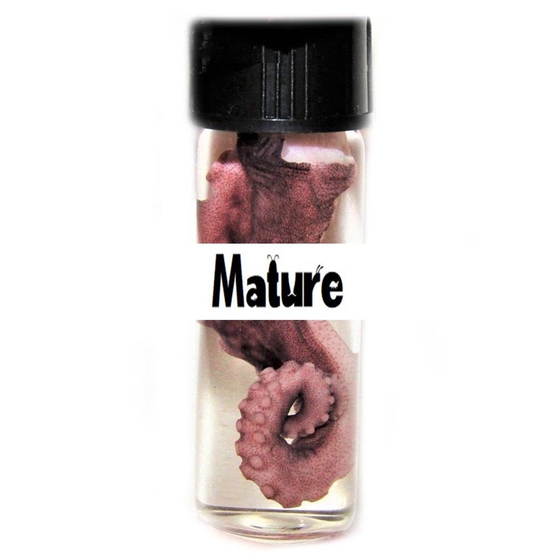 Real Octopus Tentacle Preserved in Glass Vial Wet Specimen Taxidermy ...