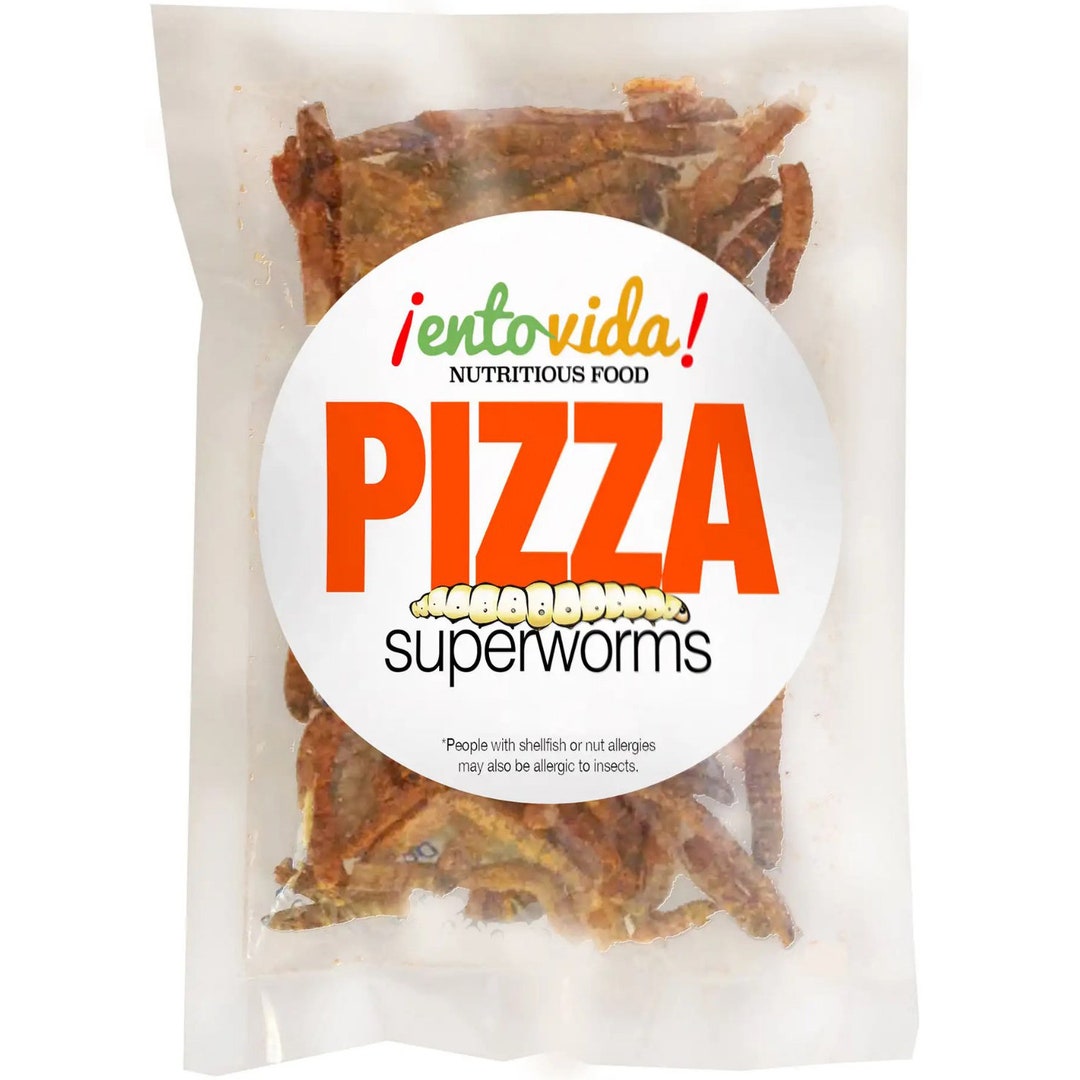 SUPERWORMS Pizza Flavor Edible Insects Bred for Human - Etsy