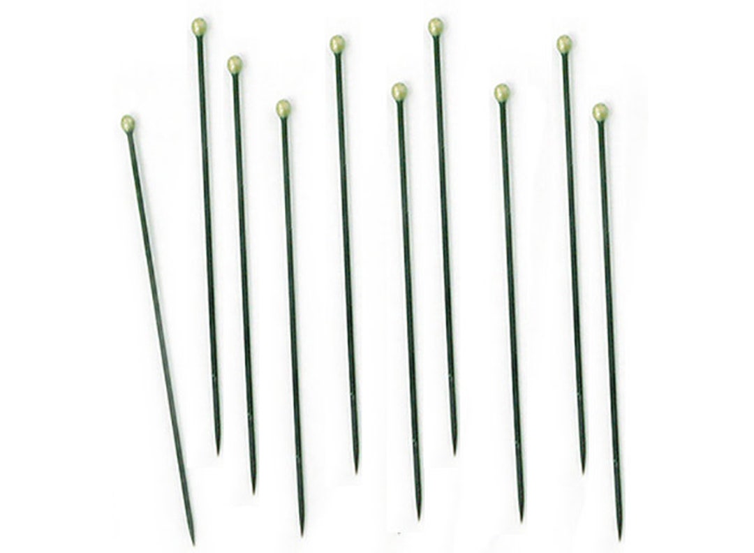 Lot of 100 Black Enameled No2 "standard Size" Stainless Steel Insect ...