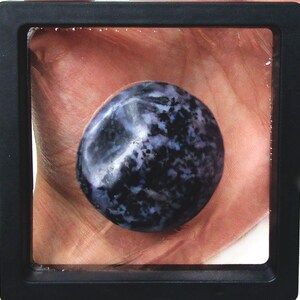 Mystic Merlinite Indigo Gabbro Palm Stone Purple Gemstone Mineral ...