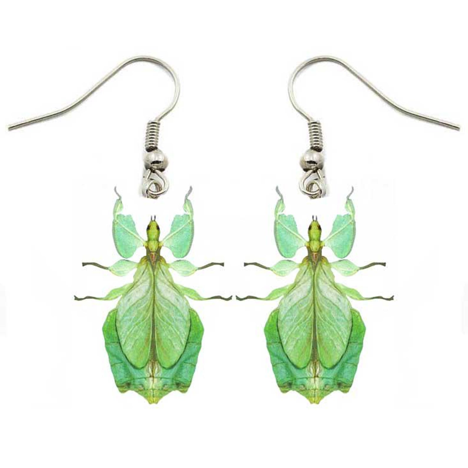 Bug Beetle Dragonfly Spider Leaf Insect REPLICA Earrings - Etsy