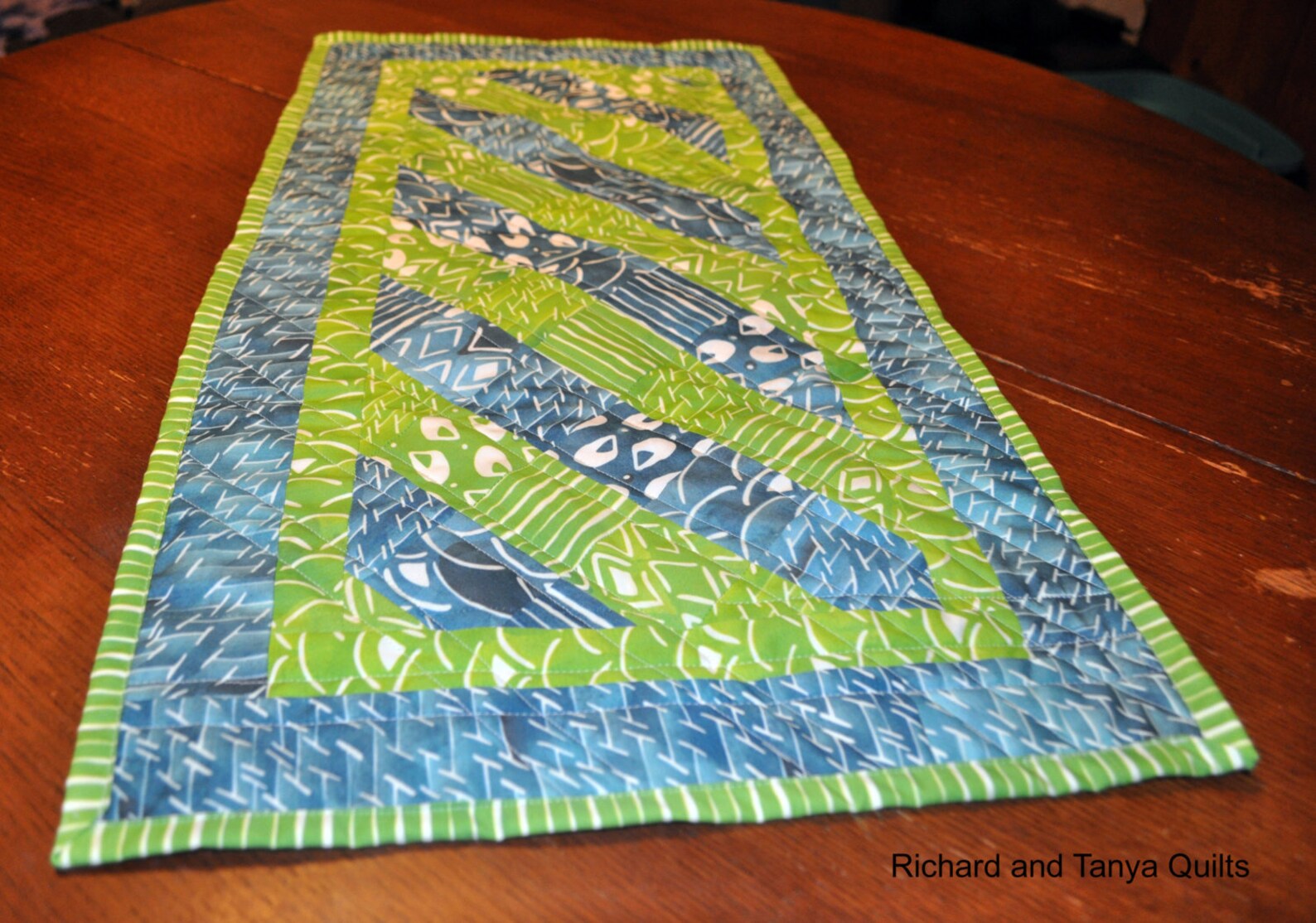 Diagonal Table Runner Pattern - Etsy