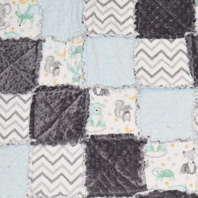Animal Rag Quilt - Etsy