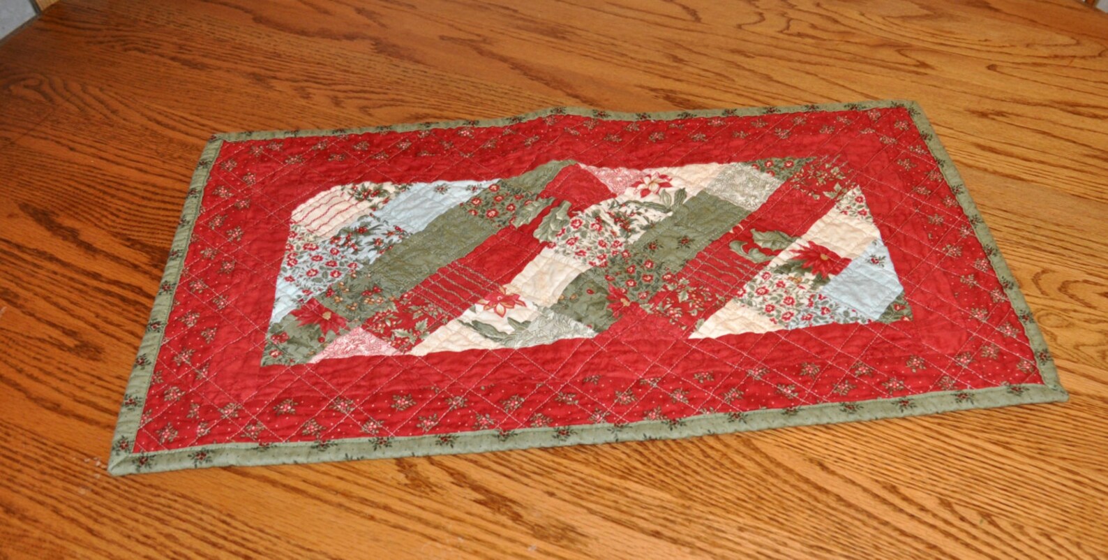 Diagonal Table Runner Pattern - Etsy
