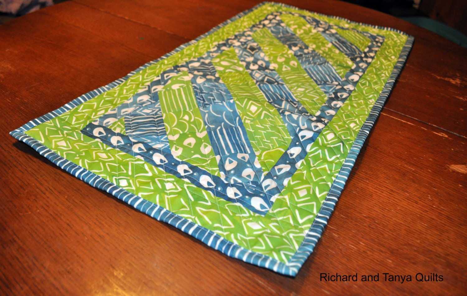 Diagonal Table Runner Pattern - Etsy