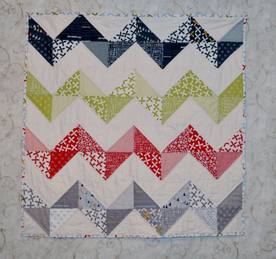 Chevron Baby Quilt Pattern - Etsy