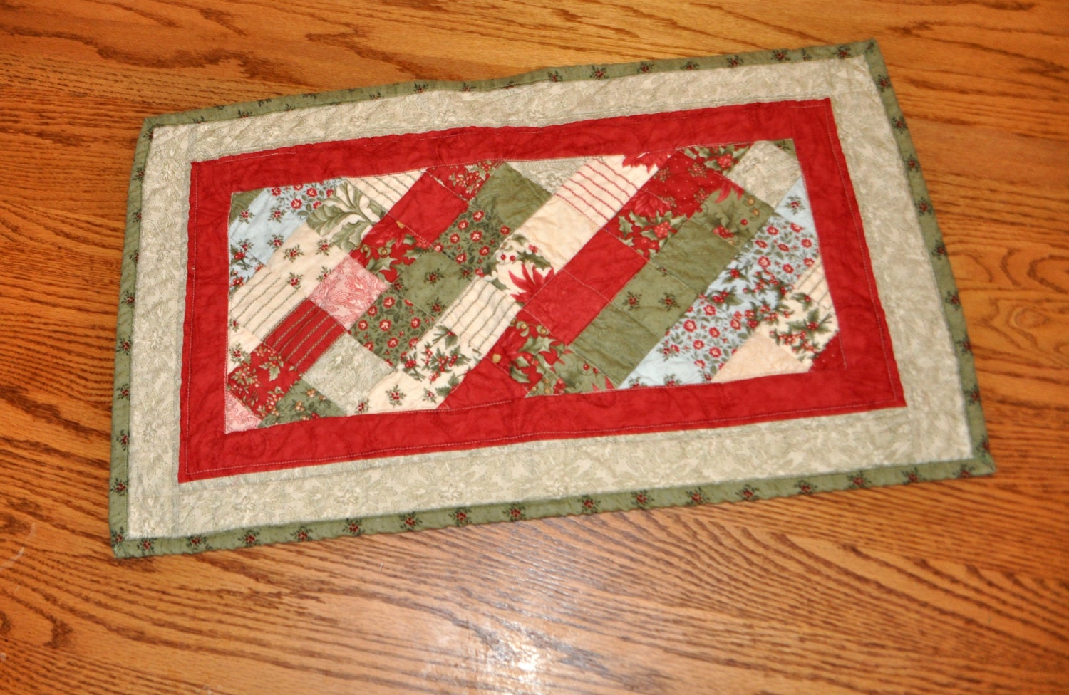 Diagonal Table Runner Pattern - Etsy