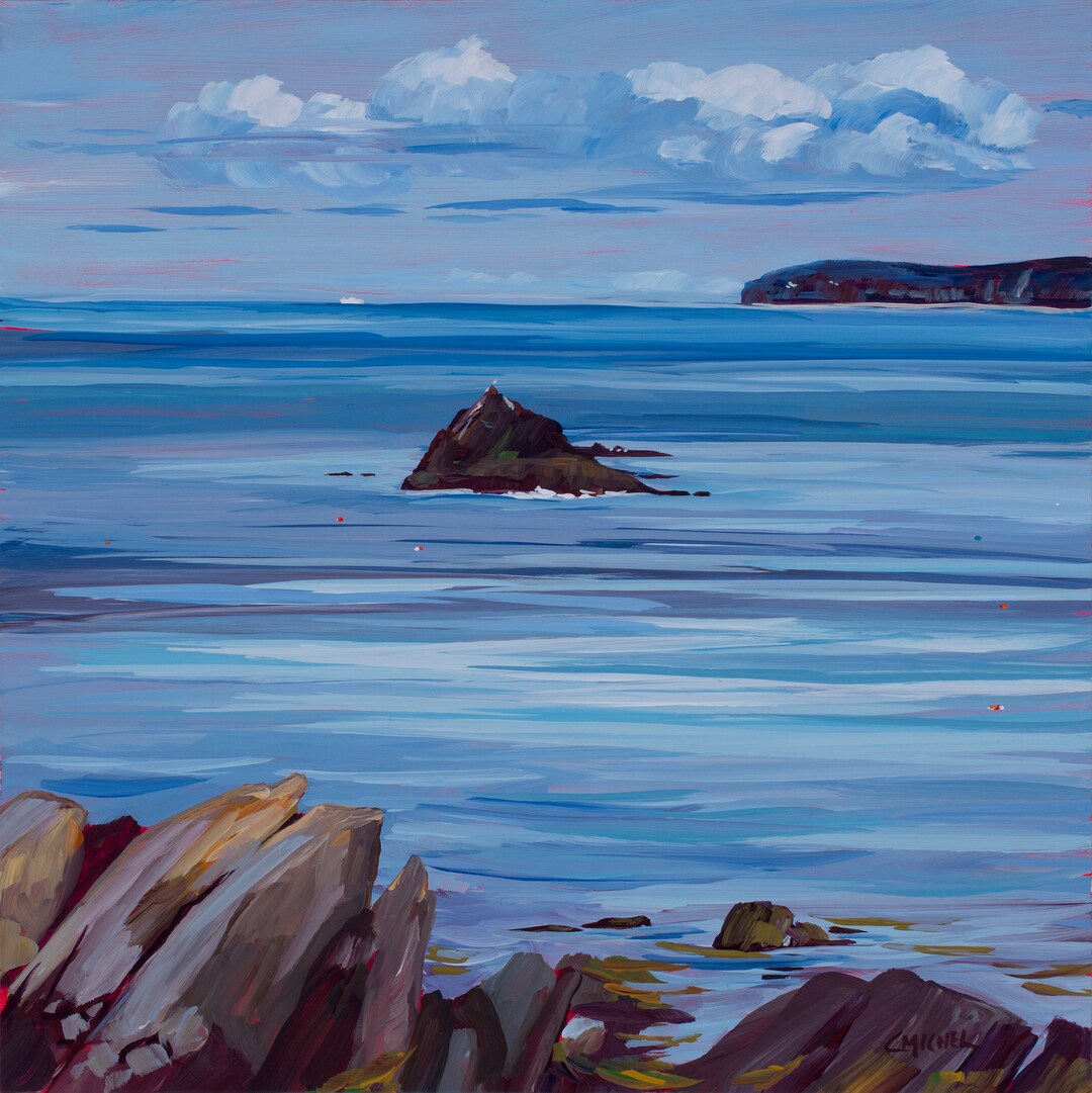 West Quoddy Head Maine Seascape - Etsy
