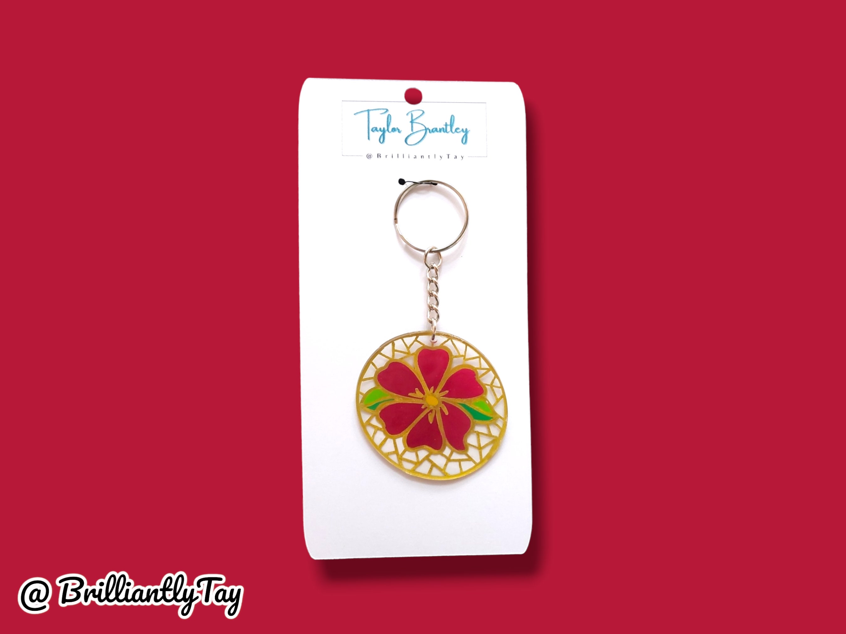 Faux Stained Glass Keychains - Etsy