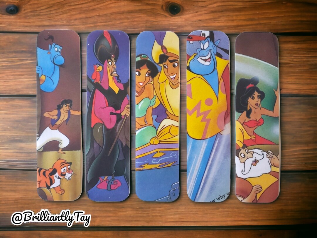 Aladdin Bookmarks Made From Recycled Materials - Etsy