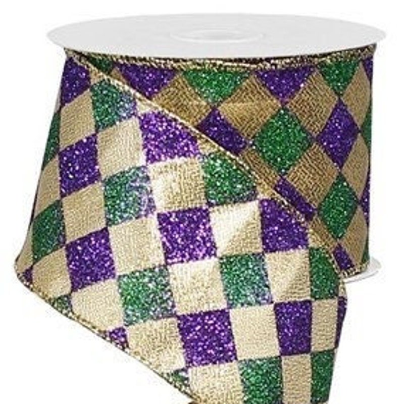 Mardi Gras Ribbon - Etsy