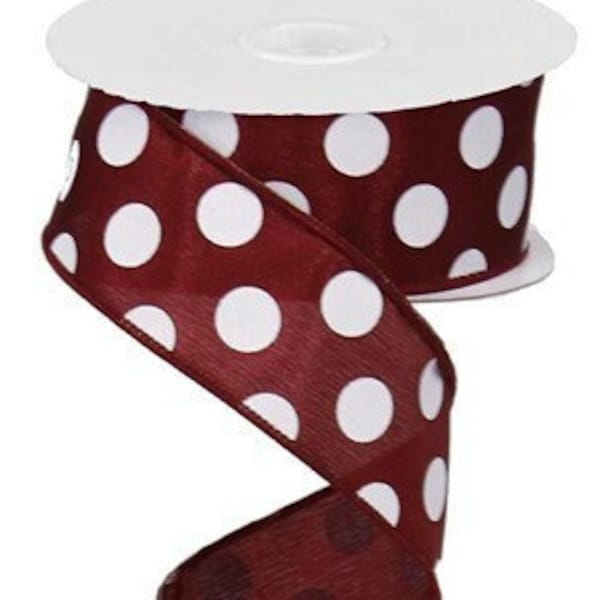 Maroon Ribbons - Etsy