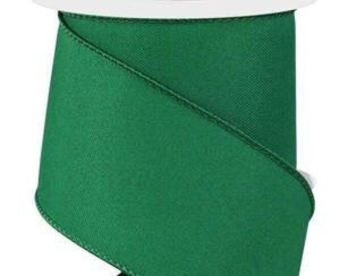 Ships Free Over 35 in US - Diagonal Weave Solid Wired Edge Ribbon, 2.5 ...
