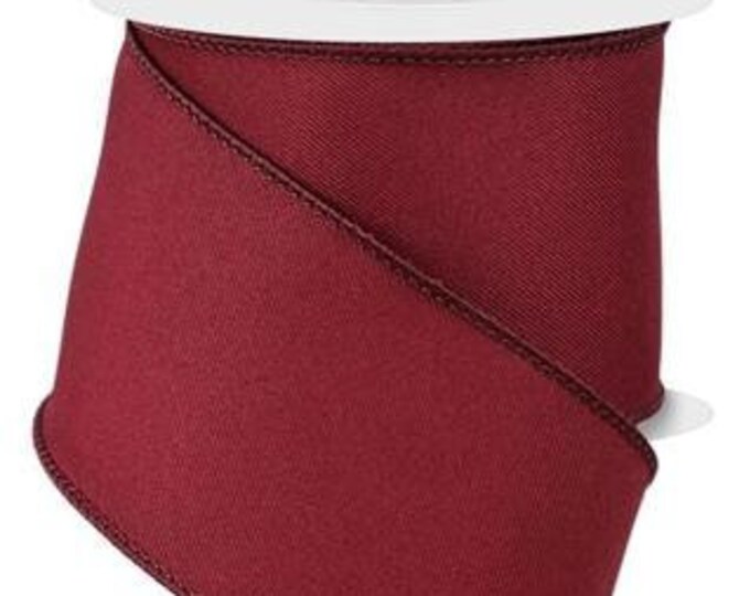 Ships Free Over 35 in US - Diagonal Weave Solid Wired Edge Ribbon, 2.5 ...