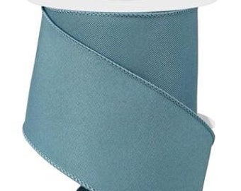 Ships Free Over 35 in US Diagonal Weave Solid Wired Edge Ribbon, 1.5 X ...