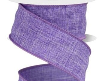 Ships Free Over 35 in US Solid Diagonal Weave Wired Edge Ribbon, 1.5 X ...