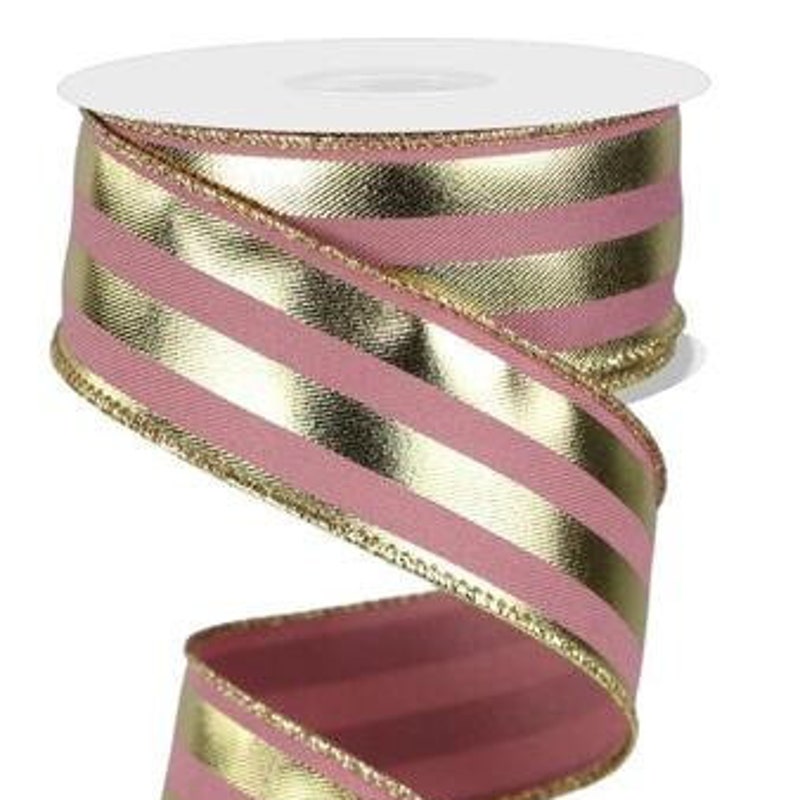 Rose Gold Ribbon - Etsy