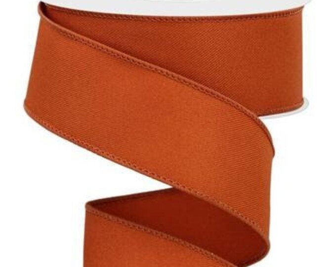Ships Free Over 35 in US - Diagonal Weave Solid Wired Edge Ribbon, 1.5 ...
