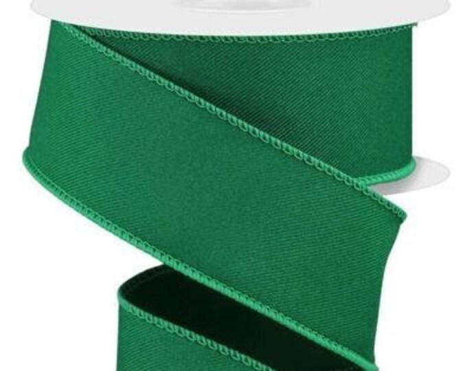 Ships Free Over 35 in US - Diagonal Weave Solid Wired Edge Ribbon, 1.5 ...