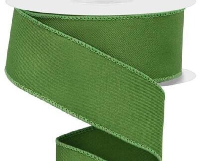 Ships Free Over 35 in US - Diagonal Weave Solid Wired Edge Ribbon, 1.5 ...