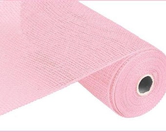 Light Pink Poly Burlap Mesh 10 X 10 Yards RP810015 - Etsy