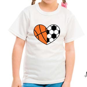 Half Sports Hearts, SVG, DXF, EPS, Cut Files, Mix to Create Full Heart ...