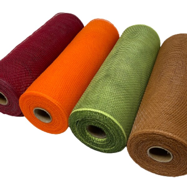 Fall Mesh Wreaths - Etsy