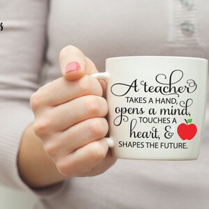 A Teacher Takes a Hand, SVG, DXF, EPS, Cut File, School, Appreciation ...